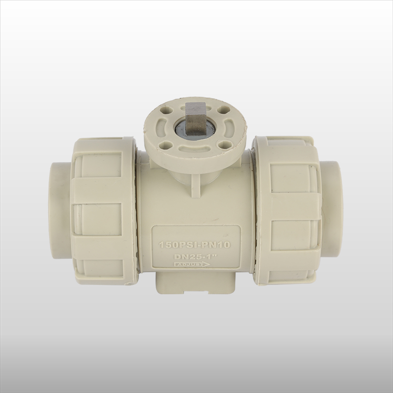 2 Way PPH Anti-corrosion Electric Motorized Ball Valves - MTD Actuator ...